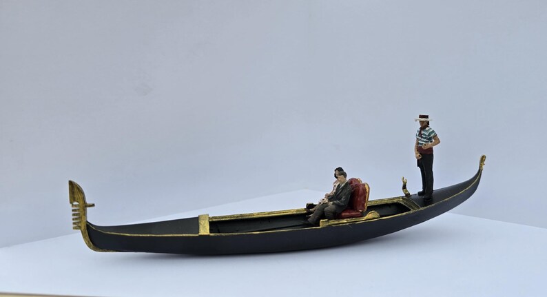 Venetian Gondola Set 1:48th Scale , 3D Printed - Etsy