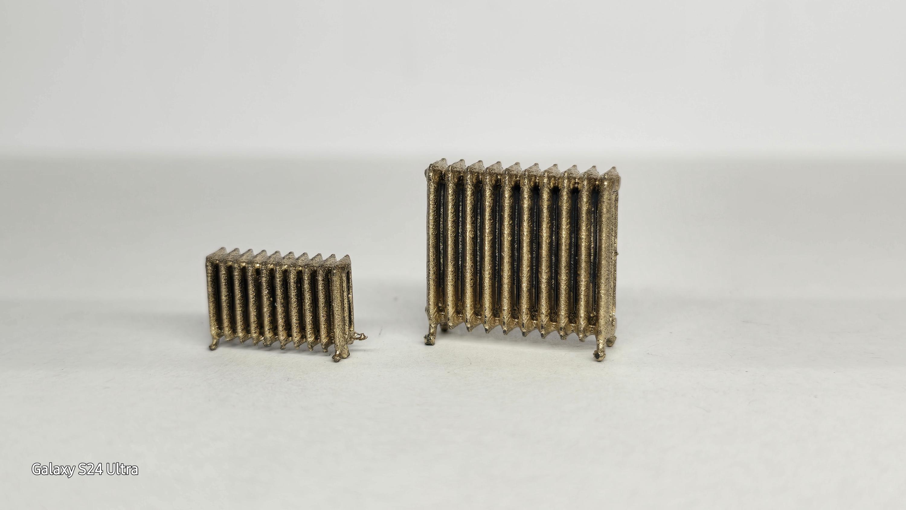 Cast Iron Radiators - 3D Printed- Bundle , Victorian/parisian Style , 1 ...