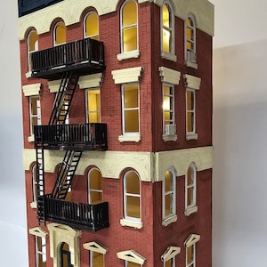Dollhouse-"new York" Style Building Kit, in 1;48th Scale - Etsy