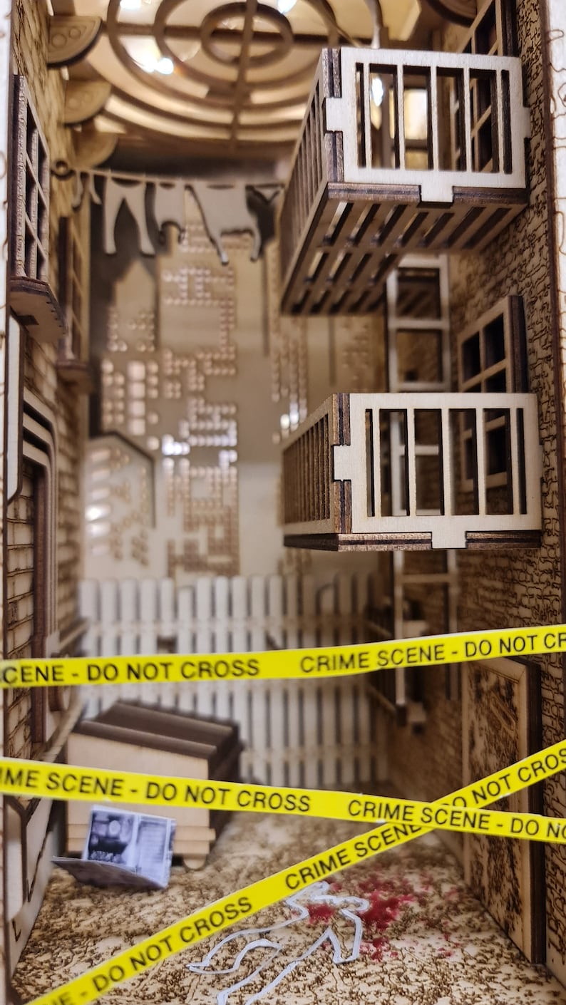 Book Nook/diorama Kit - True Crime Murder Scene - Etsy UK