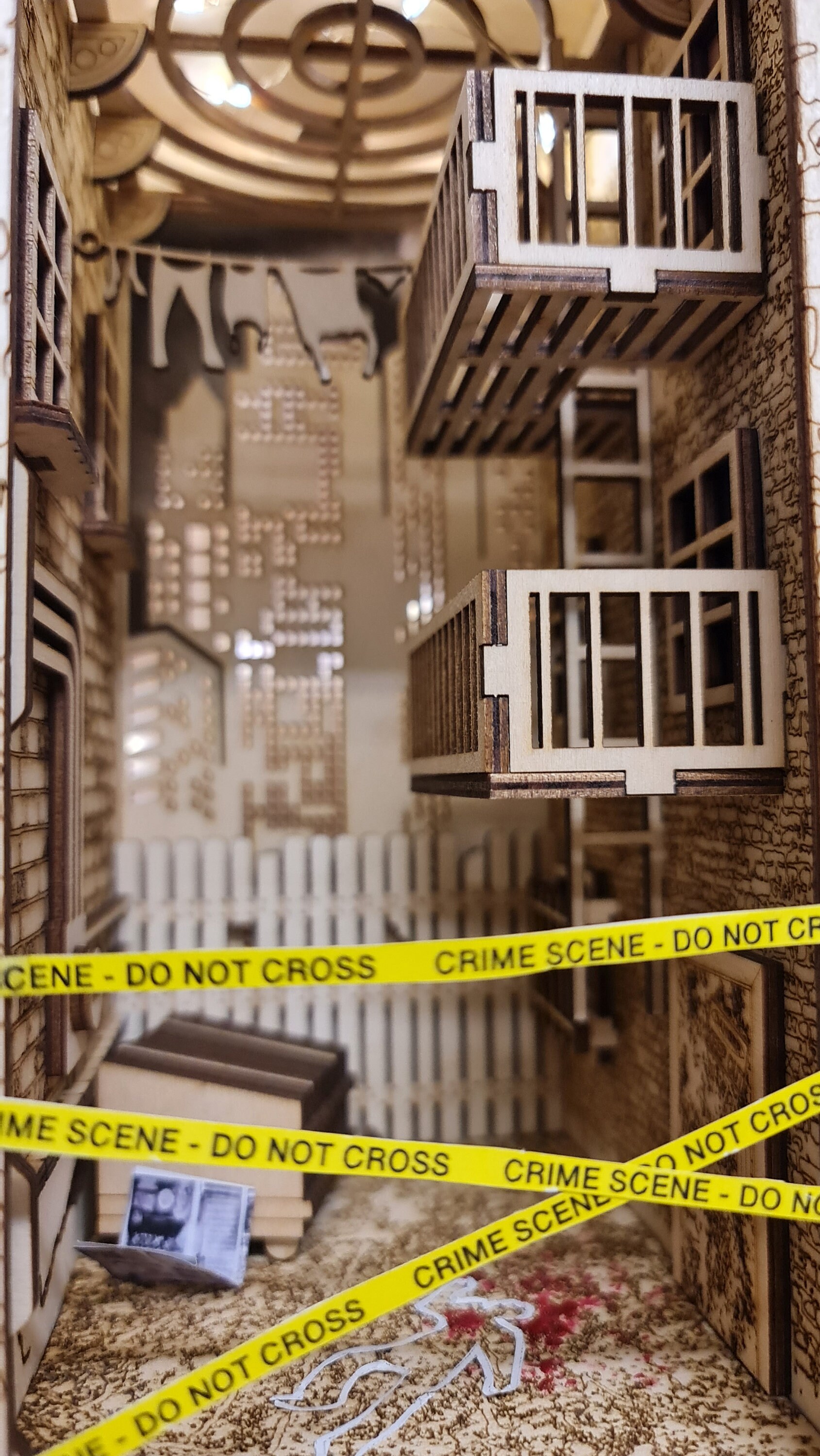 Book Nook/diorama Kit True Crime Murder Scene - Etsy UK
