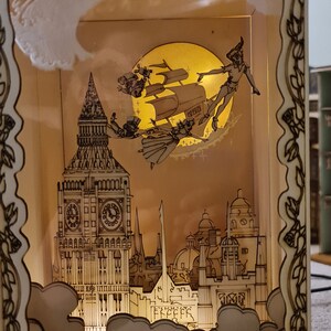 Peter Pan Fairytale Book Nook DIY Kit / Diorama / Booknook | Cornel73 ...