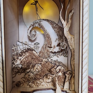 Nightmare Before Christmas DIY Book Nook / Diorama Kit | Cornel73 - Etsy UK