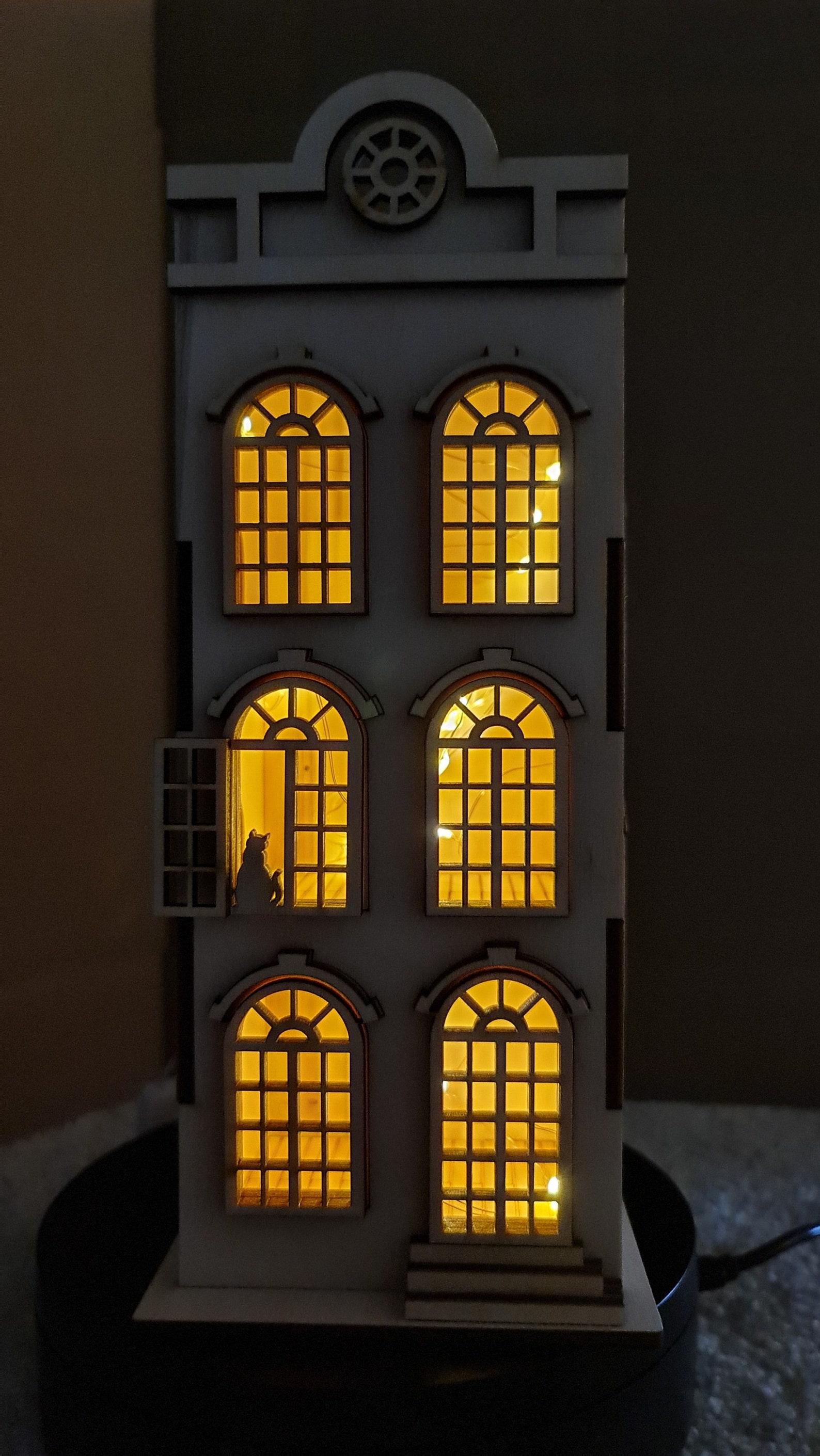 Town House No.3 Dollhouse DIY Kit Scale 1:48 | Cornel73 - Etsy