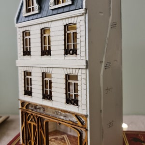 DOLLHOUSE , Miniature Kit Model "cafe De Paris" - Miniature Kit -1:48th ...