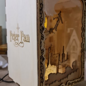 Peter Pan Fairytale Book Nook DIY Kit / Diorama / Booknook | Cornel73 ...