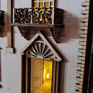 Dollhouse , Miniature Kit Model "la Grande Maison" DIY Kit With Open ...