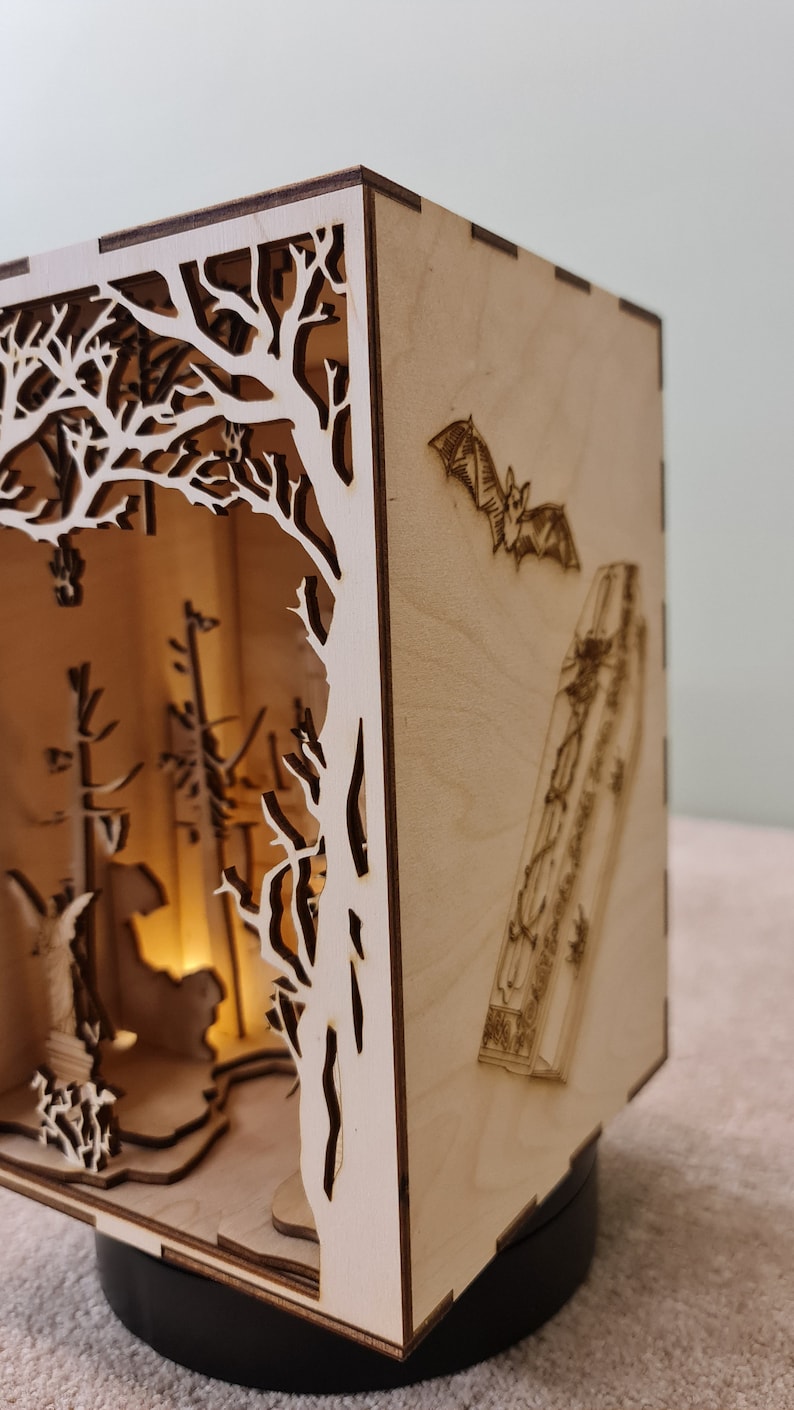 Dracula's Castle Book Nook / Diorama DIY Kit Cornel73 - Etsy