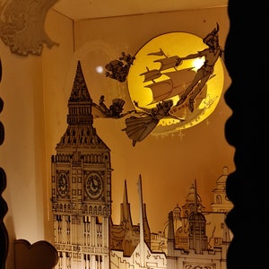 Peter Pan Fairytale Book Nook DIY Kit / Diorama / Booknook | Cornel73 ...