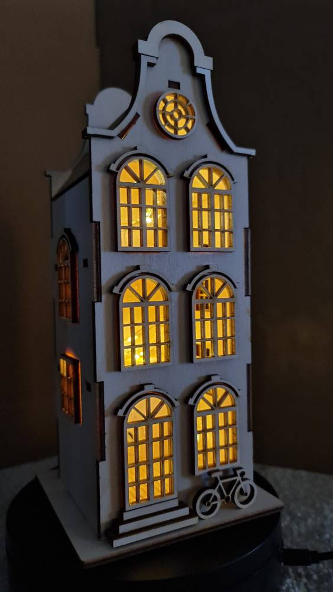 Town House No.2 Dollhouse DIY Kit Scale 1:48 | Cornel73 - Etsy