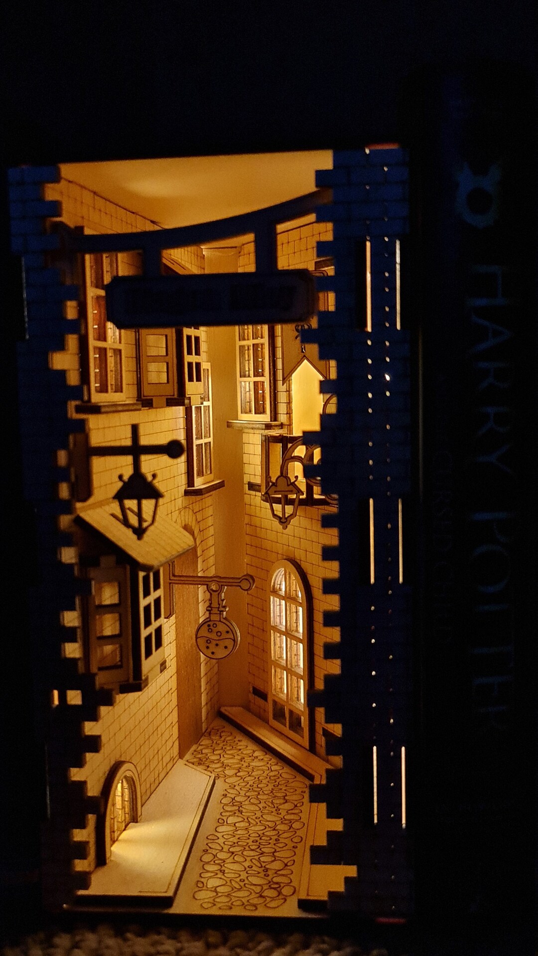 Book Nook Kit/diorama - Magical Alley With Lights - Bookshelf Insert ...