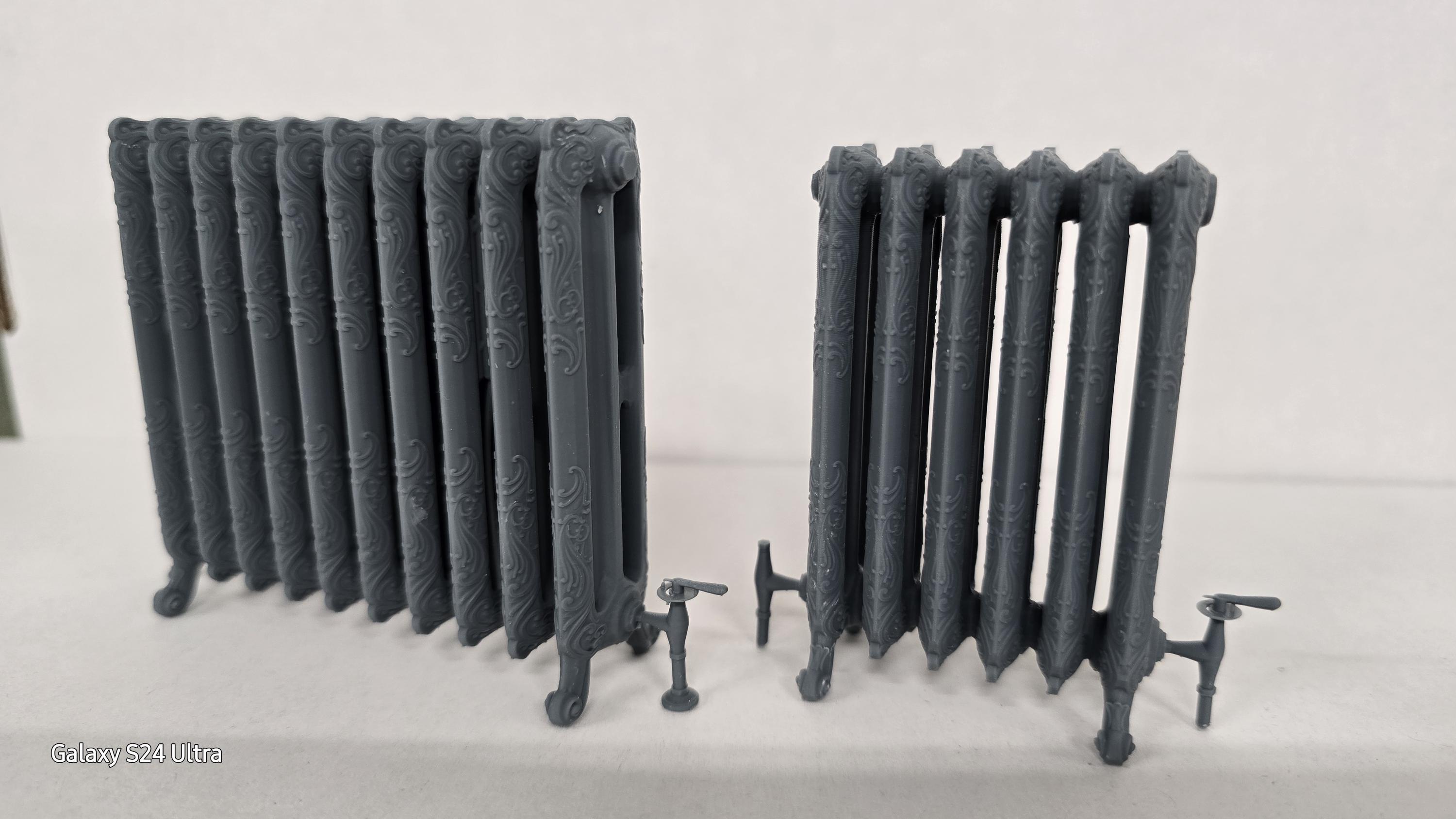 Cast Iron Radiators - 3D Printed , Victorian/parisian Style , 12th ...