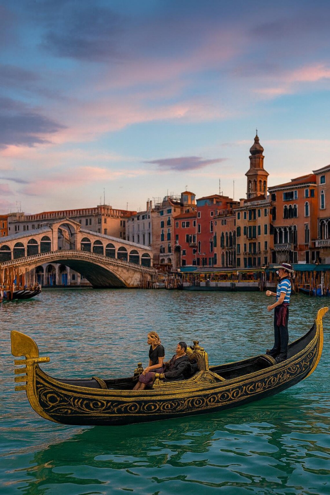Venetian Gondola Set 1:48th Scale , 3D Printed - Etsy