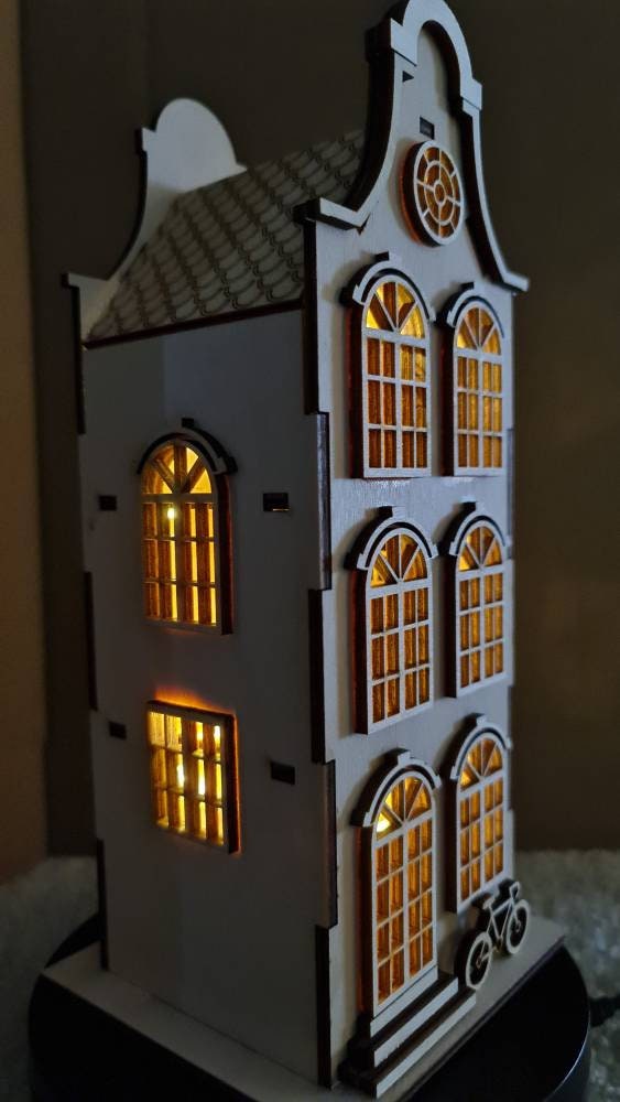 Town House No.2 Dollhouse DIY Kit Scale 1:48 Cornel73 - Etsy