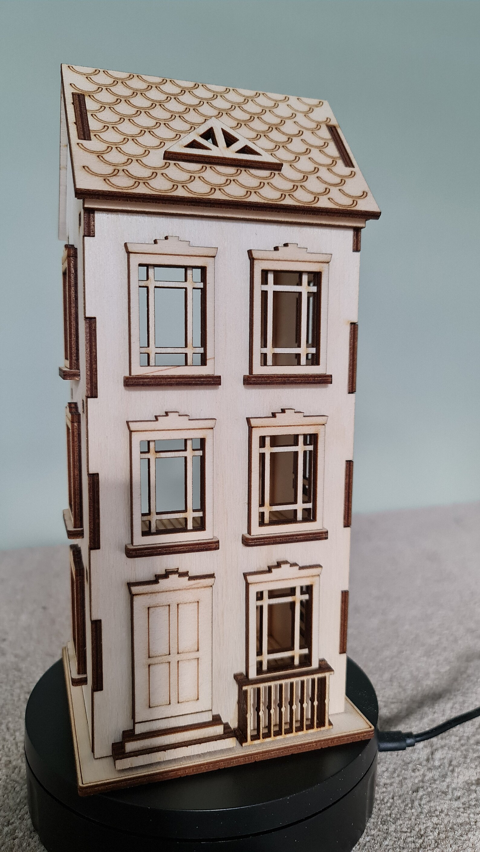 Town House No.1 Dollhouse DIY Kit Scale 1:48 | Cornel73 - Etsy UK