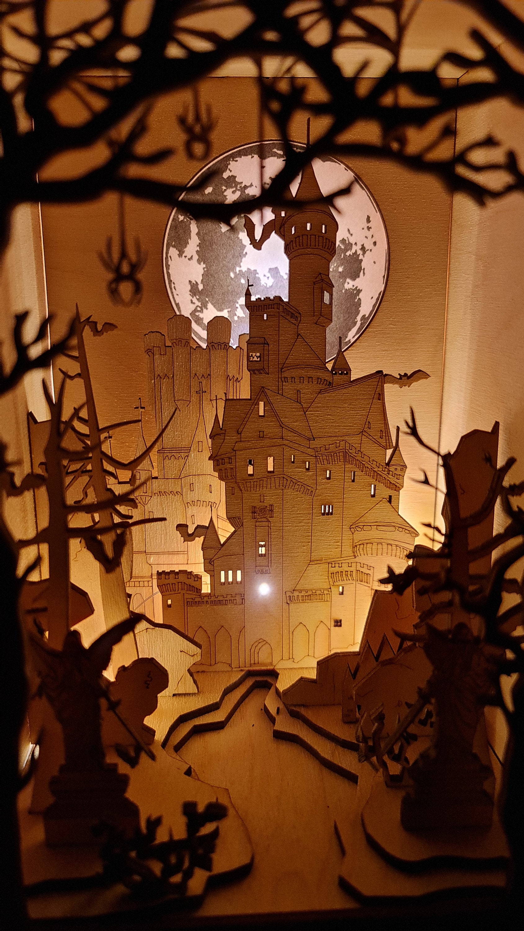 Dracula's Castle Book Nook / Diorama DIY Kit Cornel73 - Etsy