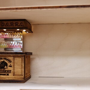 Debarra Bar Kit -1;48th Miniature Model/ Dollhouse/ Miniature ...