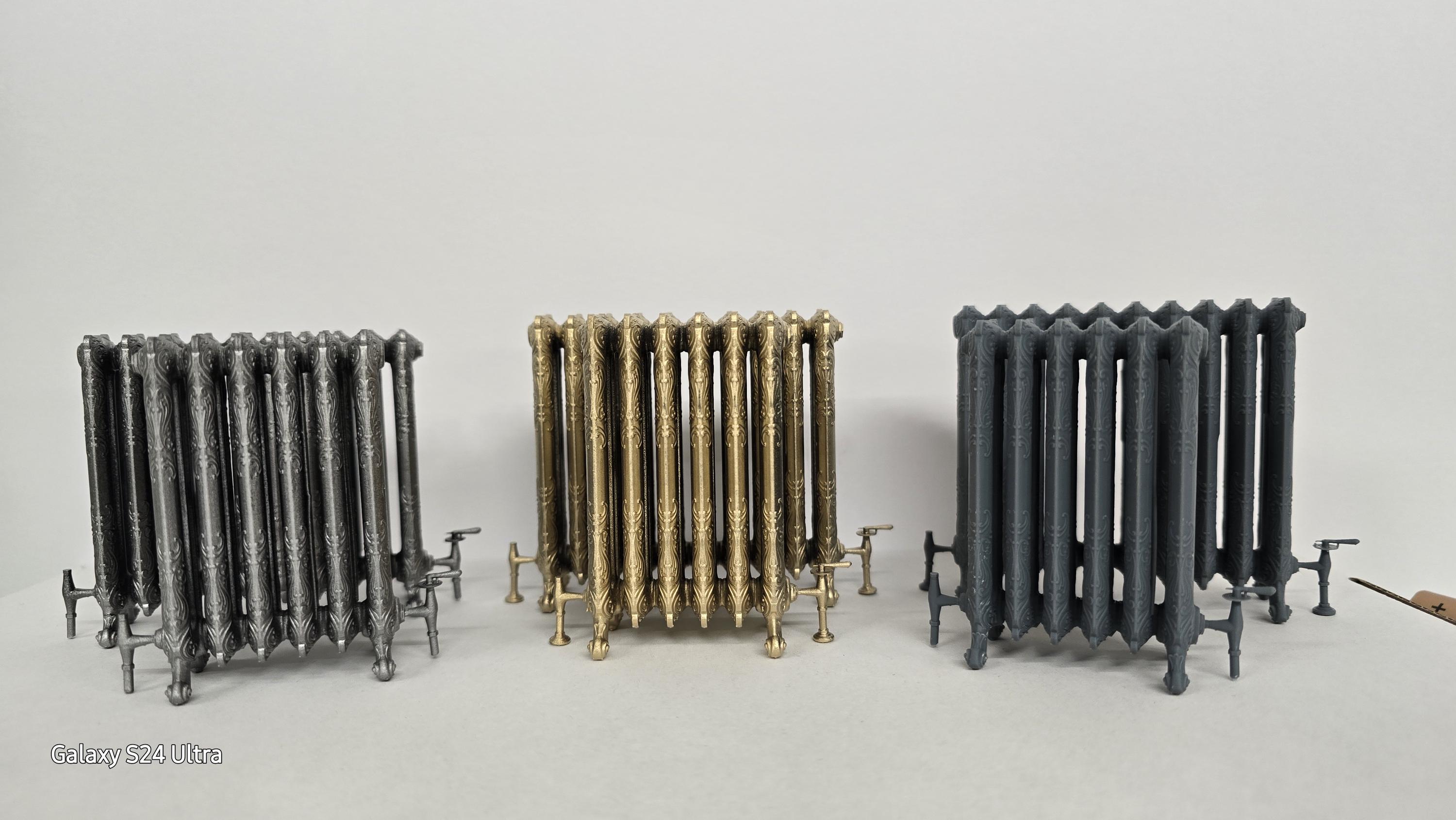 Cast Iron Radiators - 3D Printed , Victorian/parisian Style , 12th ...