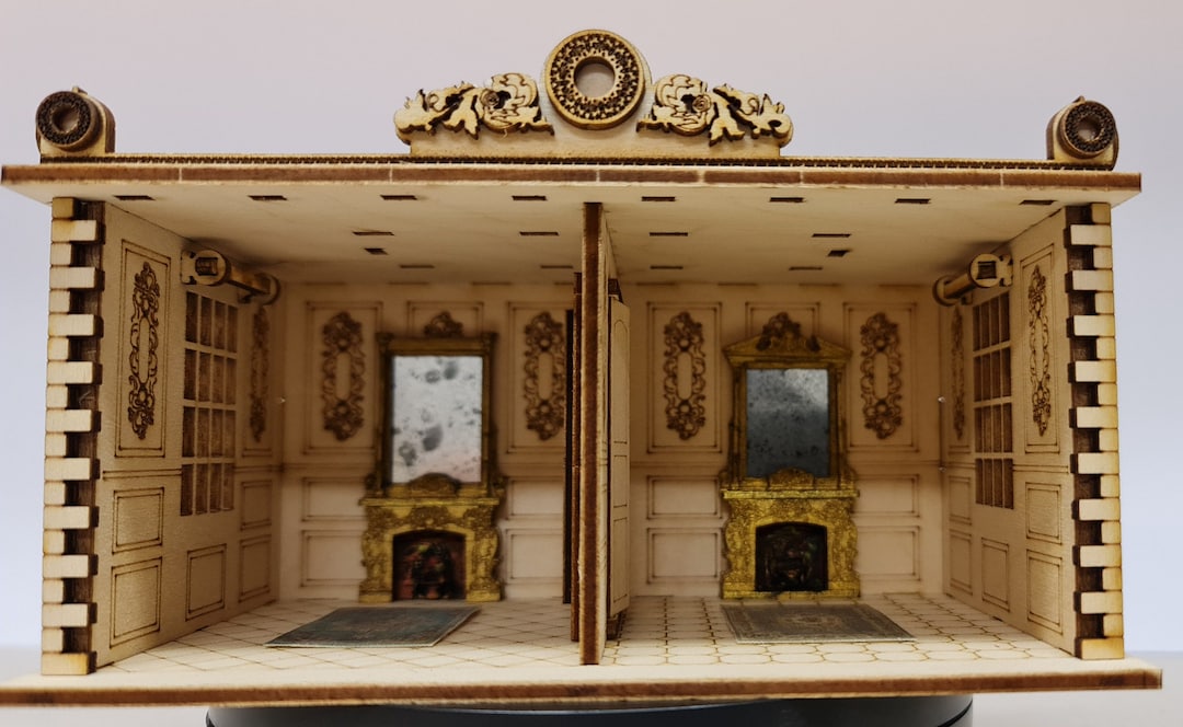 Le Grande Maison-room Box in 1;48th Scale Kit With Flat Roof ...