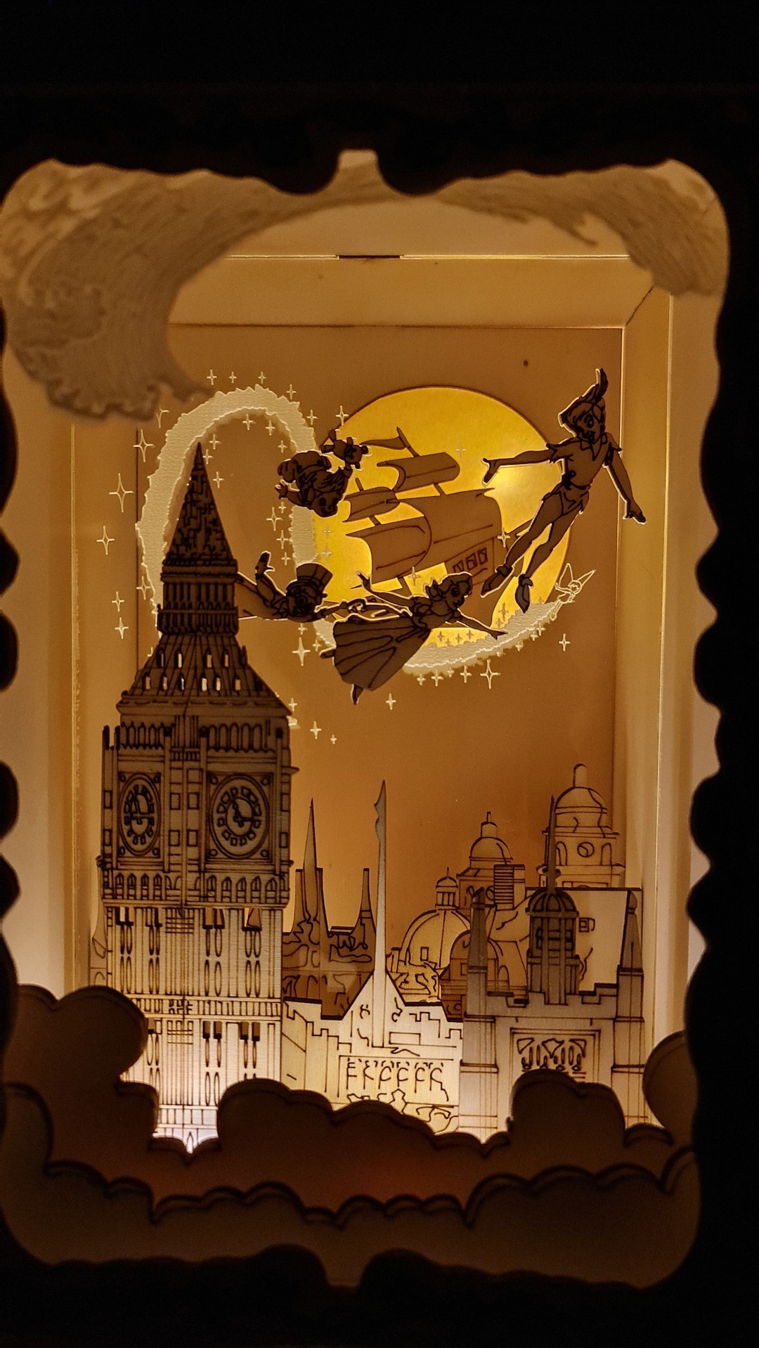 Peter Pan Fairytale Book Nook DIY Kit / Diorama / Booknook | Cornel73 ...