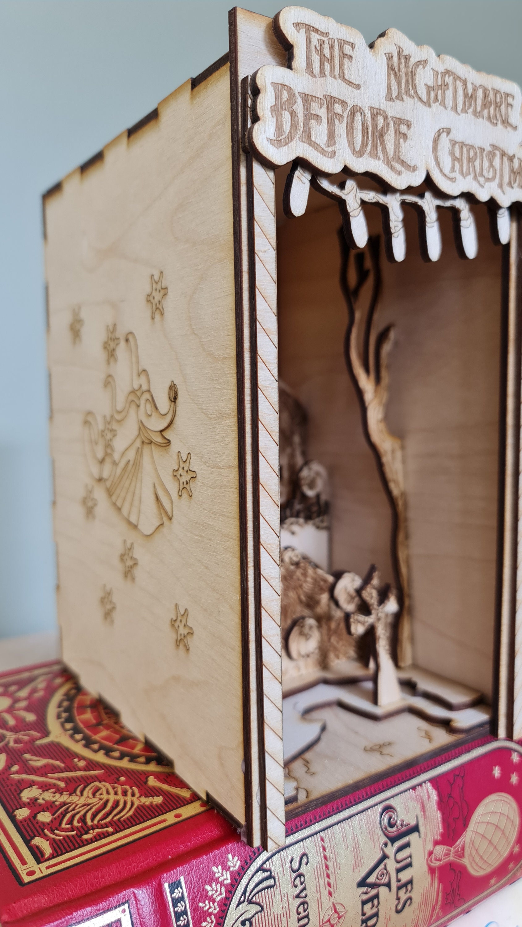 Nightmare Before Christmas DIY Book Nook / Diorama Kit | Cornel73 - Etsy