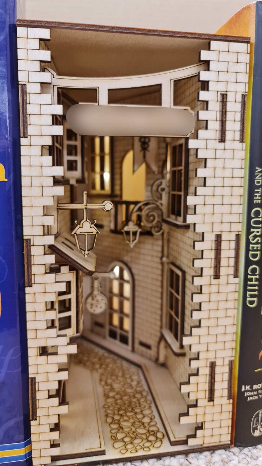 Book Nook Kit/diorama - Magical Alley With Lights - Bookshelf Insert ...