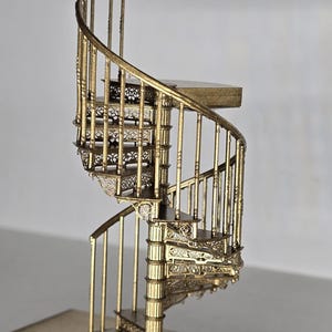Spiral Staircase - 3D Printed in 1;48th Scale - Miniature Dollhouses - Etsy