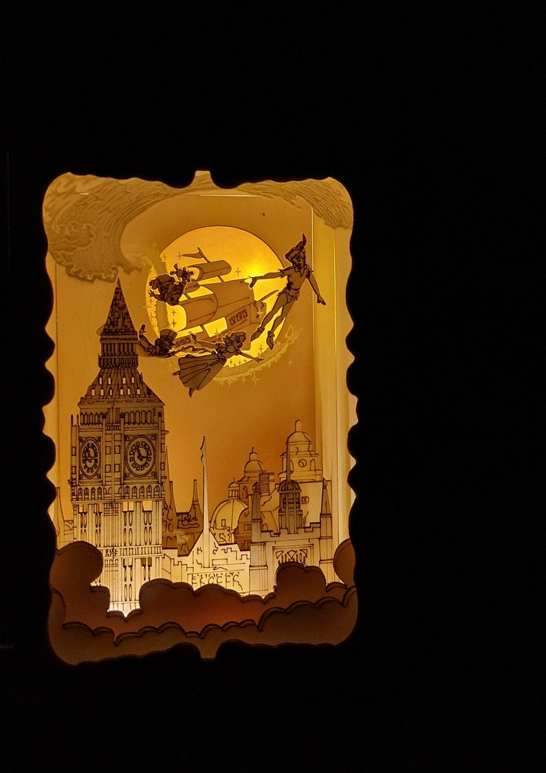 Peter Pan Fairytale Book Nook DIY Kit / Diorama / Booknook - Etsy UK