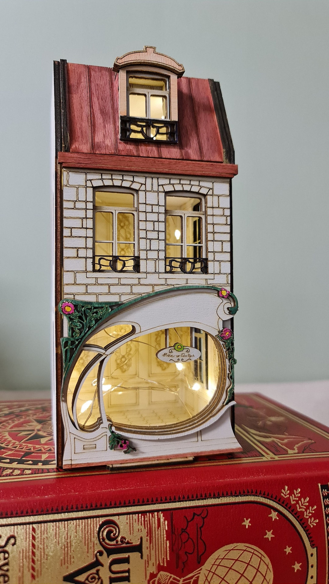 DOLLHOUSE , Miniature Kit Model "the French Boutique", Miniature Kit ...