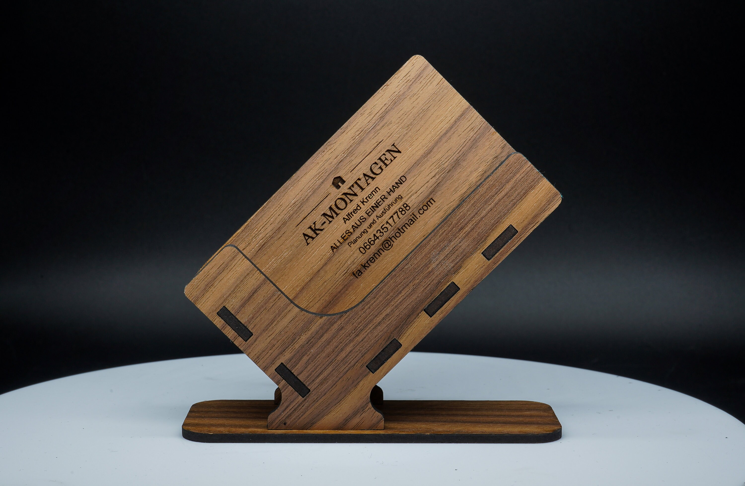 Business Card Stand Business Card Holder Business Card Holder Stand DIY ...