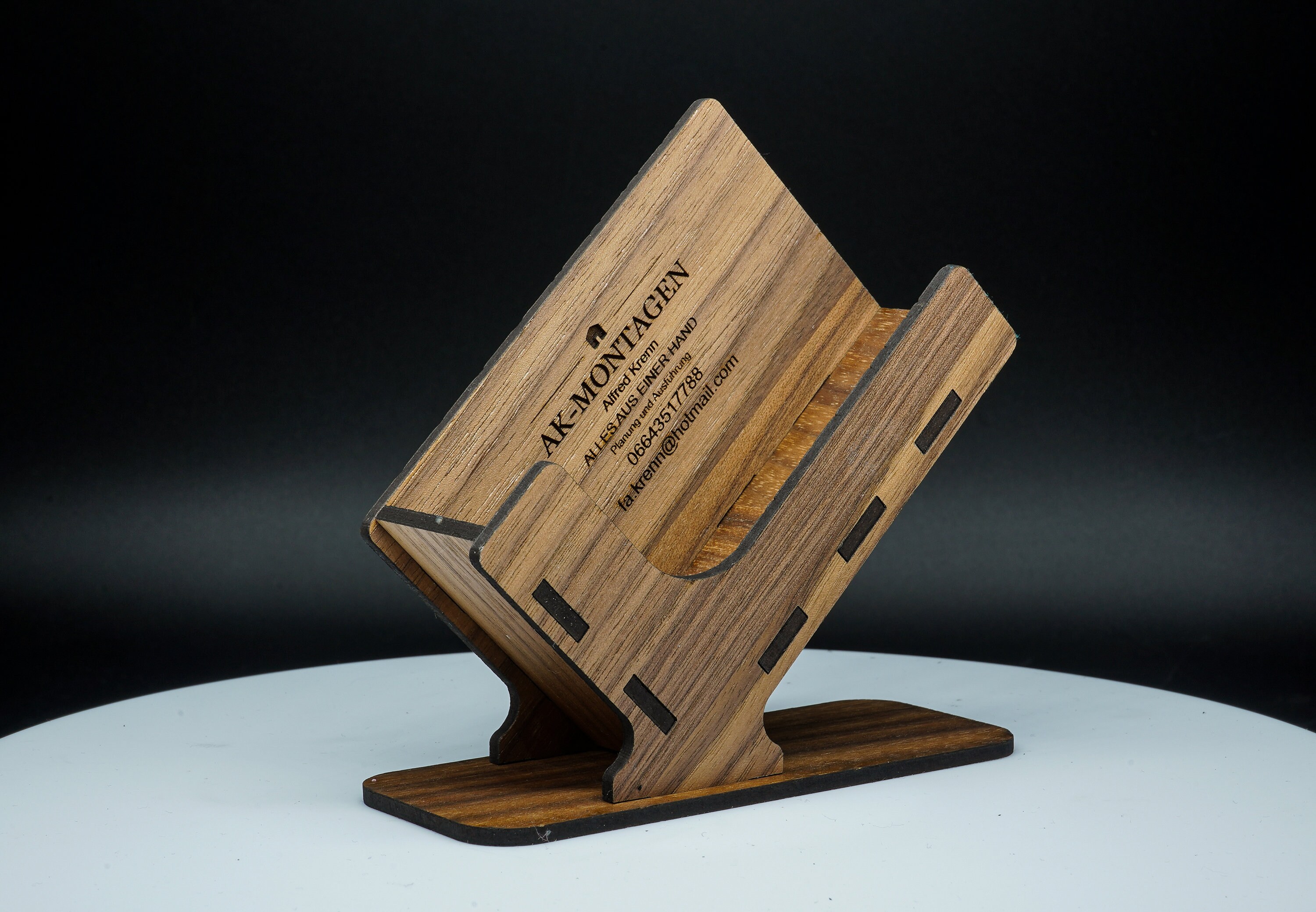 Business Card Stand Business Card Holder Business Card Holder Stand DIY ...