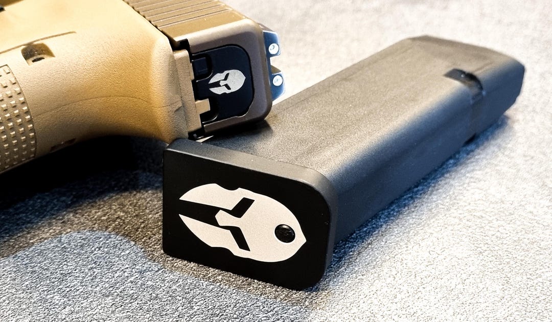 Glock Custom Cerakote Backplate 19 and Mag Plate Cover Plate Back Plate ...