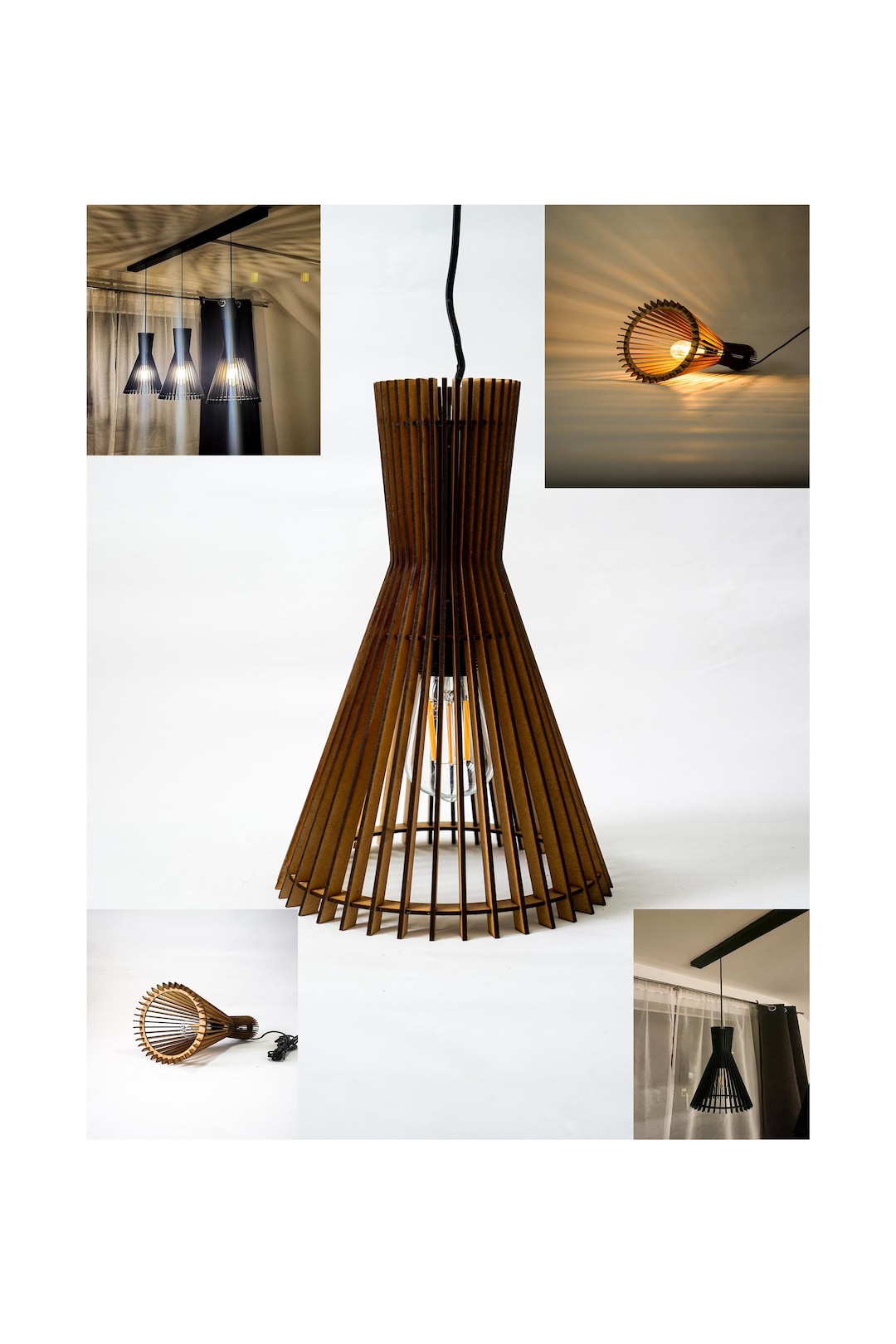 Laser Cut Led Lamp Kitchen Cnc Dxf Svg File 3 Mm Design Living Room ...