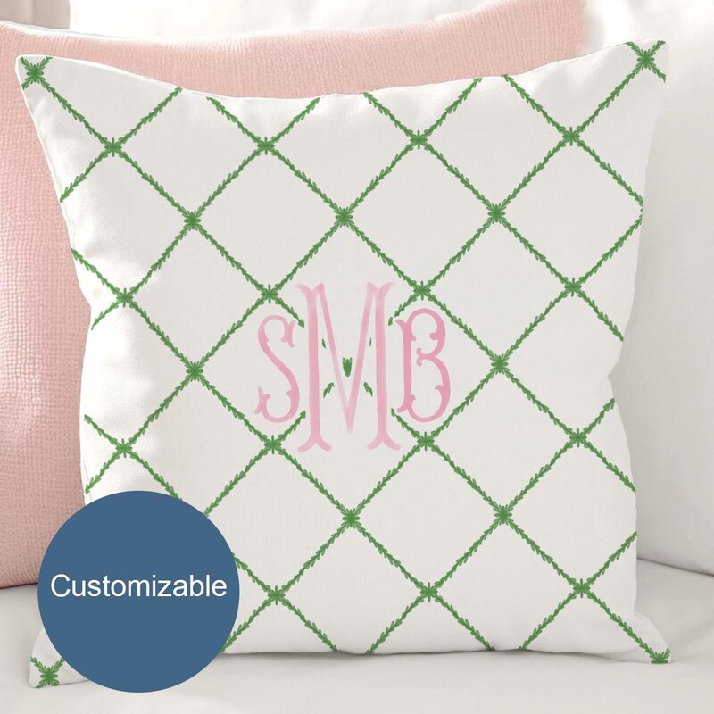 Preppy Pillow - Etsy