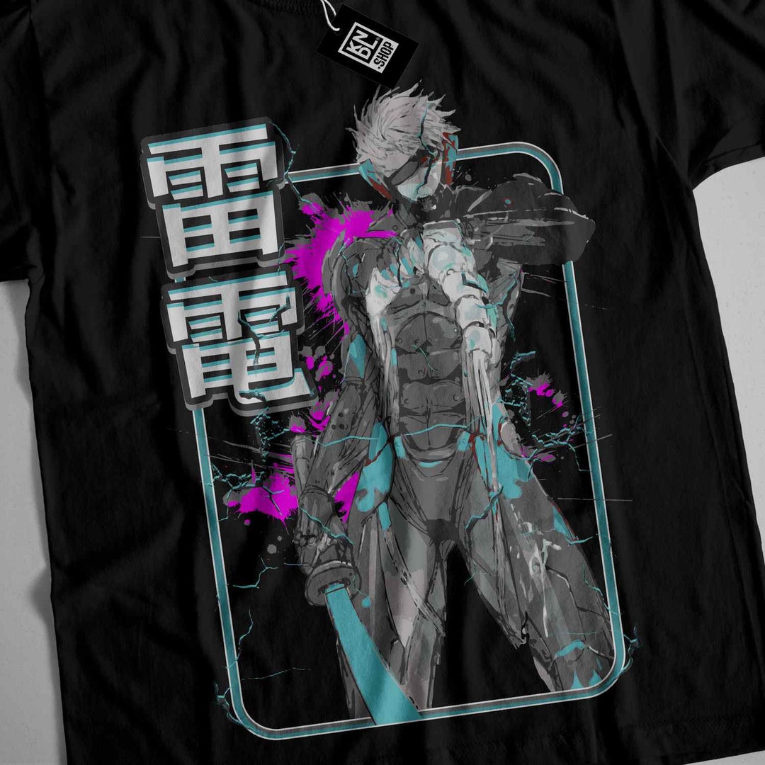 Metal Gear Rising Revengeance Raiden T-shirt for Gamers, Cyborg Ninja ...