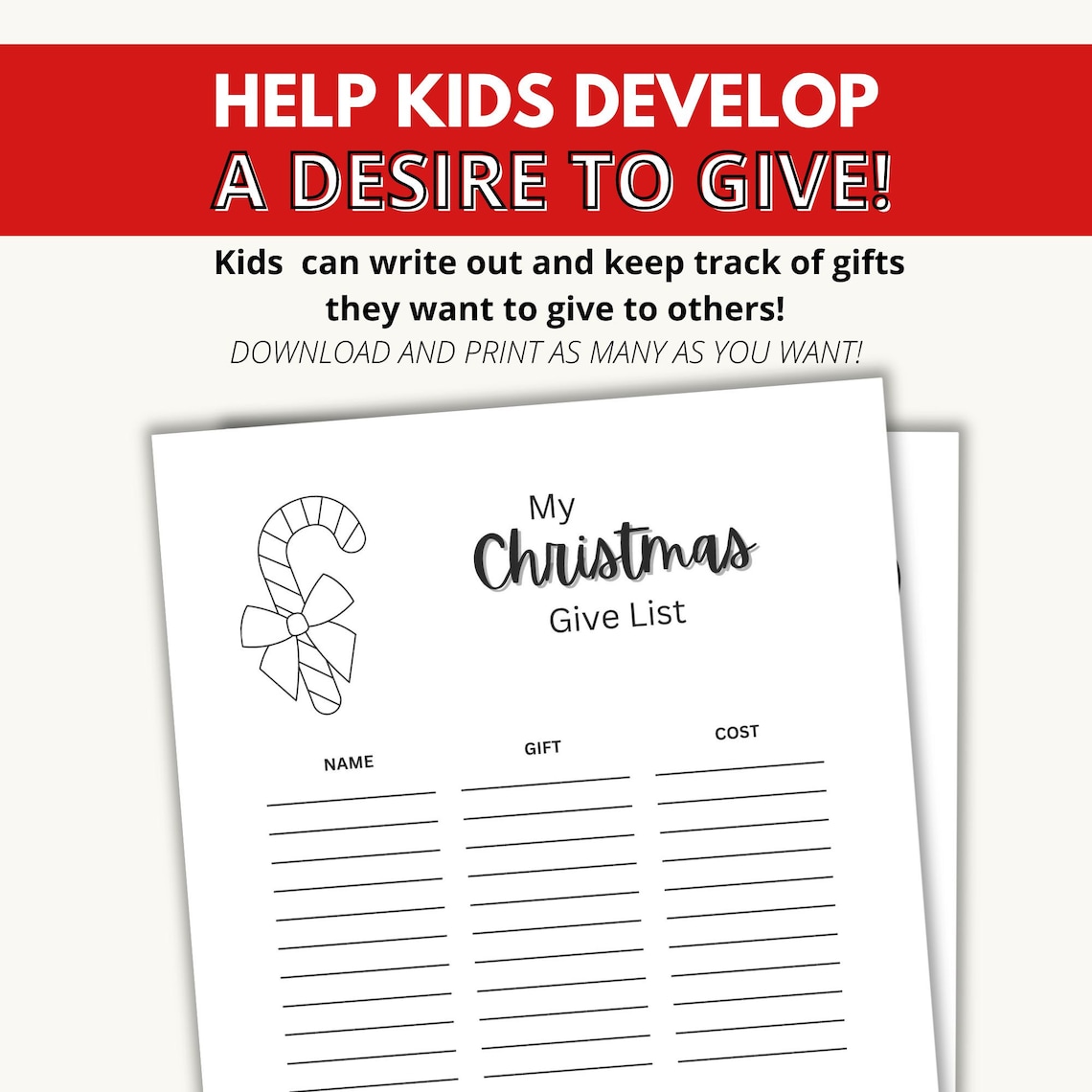 Printable Christmas Wishlist Coloring Pages - Etsy