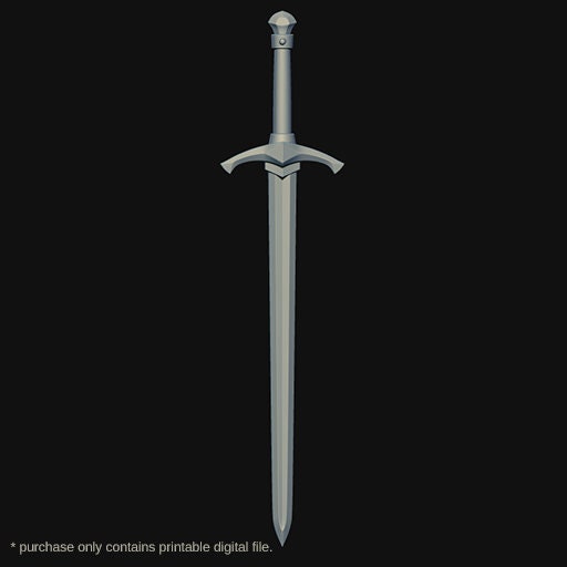 Warden Sword Set Sword Blade Sword Hilt 3D File Pre Supported and ...
