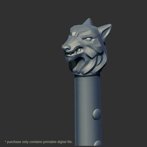 Wolf's Messer - Set Sword Blade + Sword Hilt - 3D File Pre Supported ...