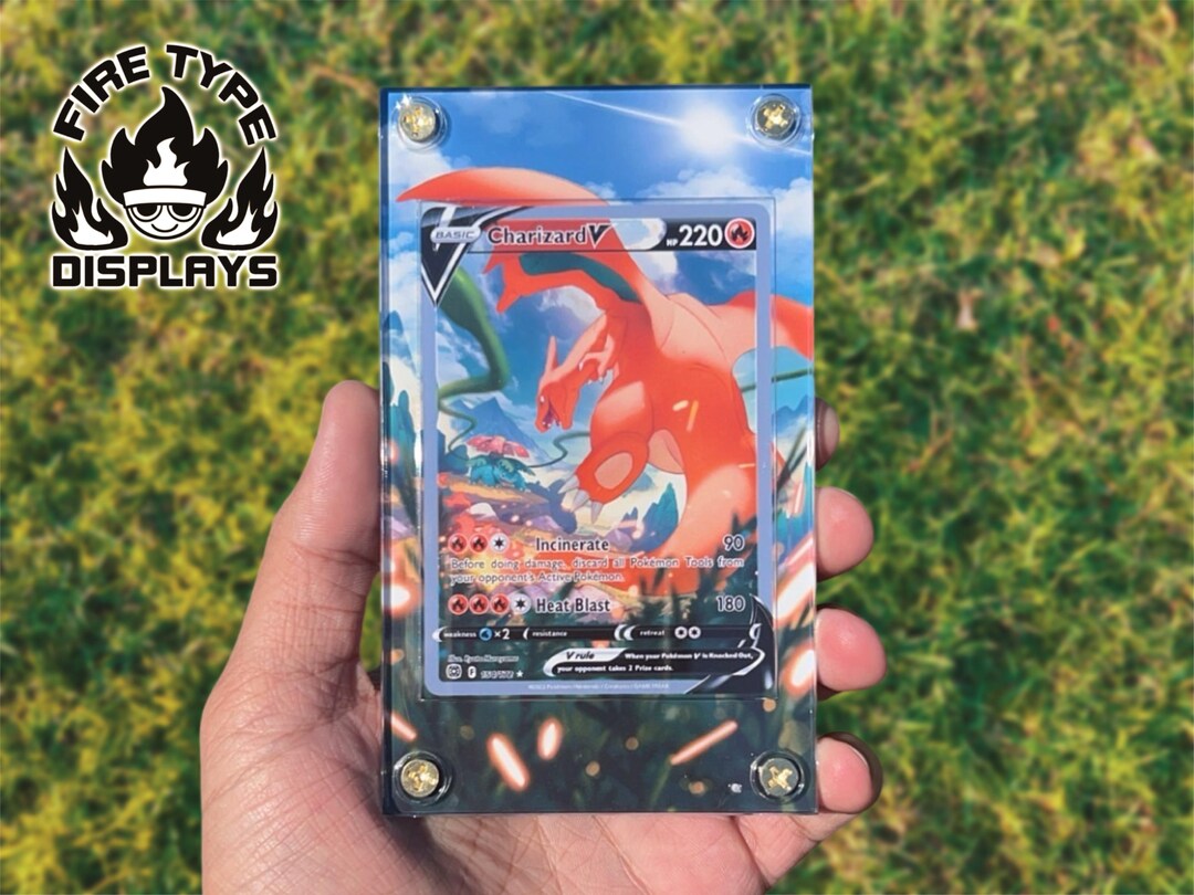 Charizard V Alt Art Pokemon Card Display - Etsy