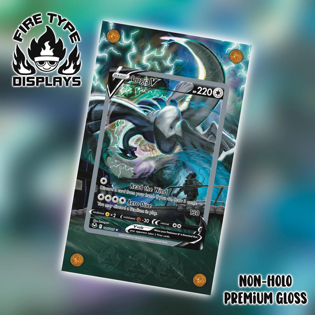 Lugia V Alt Art Pokemon Card Display - Etsy