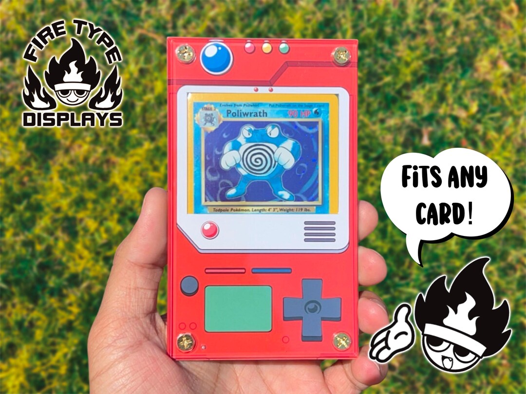 Pokedex Display Frame for Pokemon Cards - Etsy