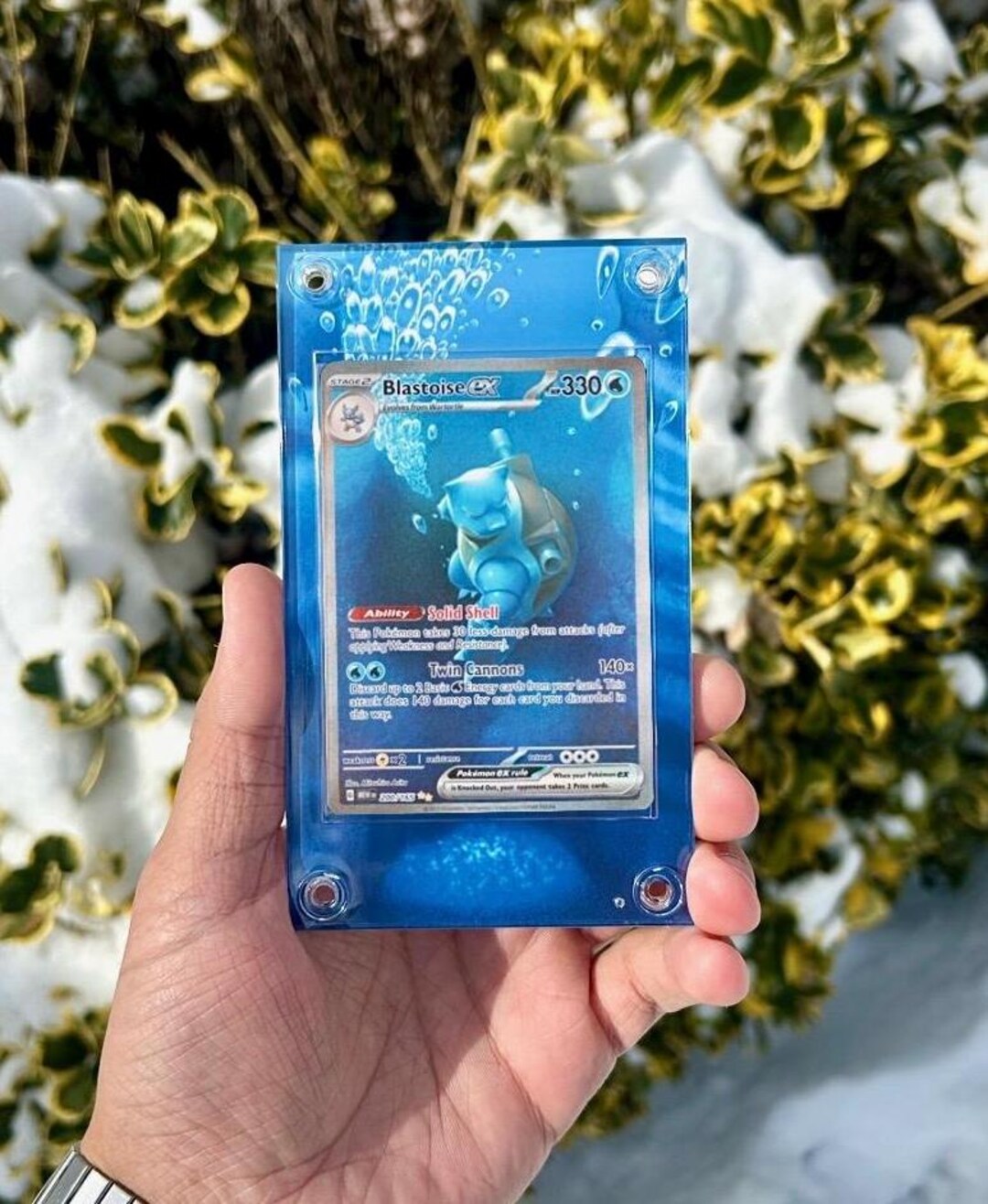 Blastoise Ex SAR 200/165 Pokemon Card Display - Etsy