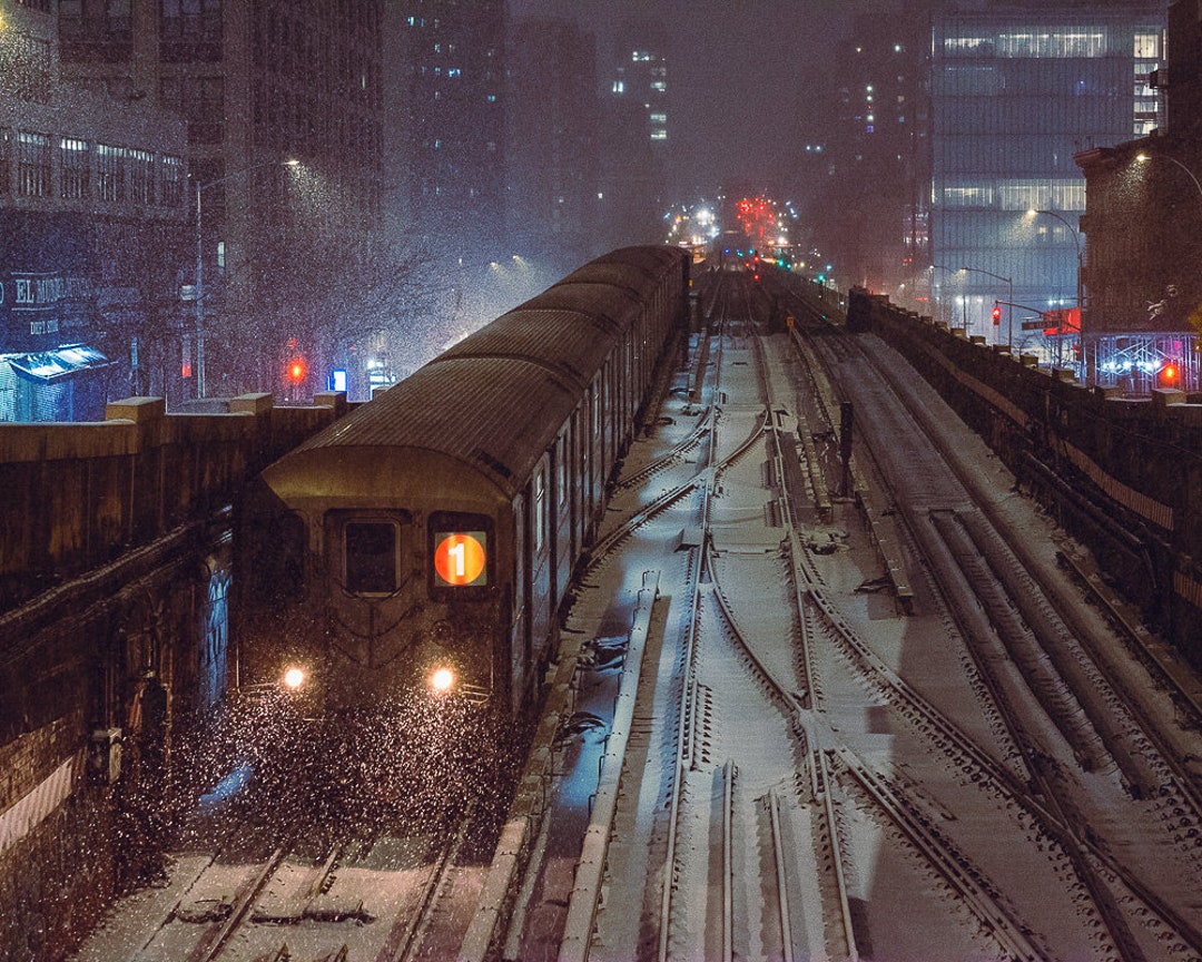 Harlem Nights- Subway Photography- Night Photography- Street ...