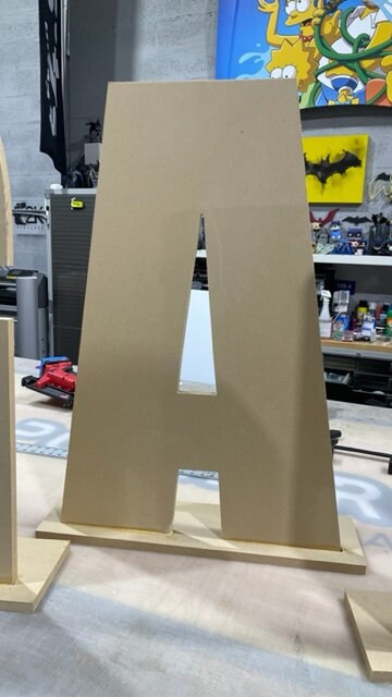 GIANT MDF Letters - Etsy