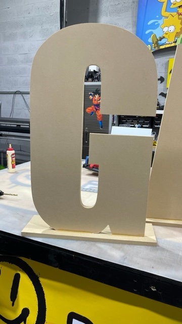 GIANT MDF Letters - Etsy