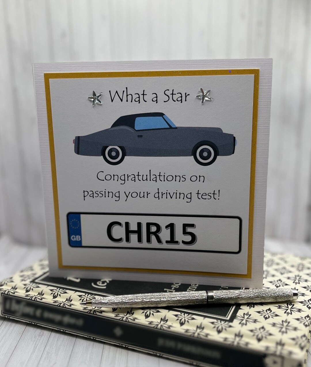 6 X 6 Personalised Congratulations Card for Passing Driving Test - Etsy