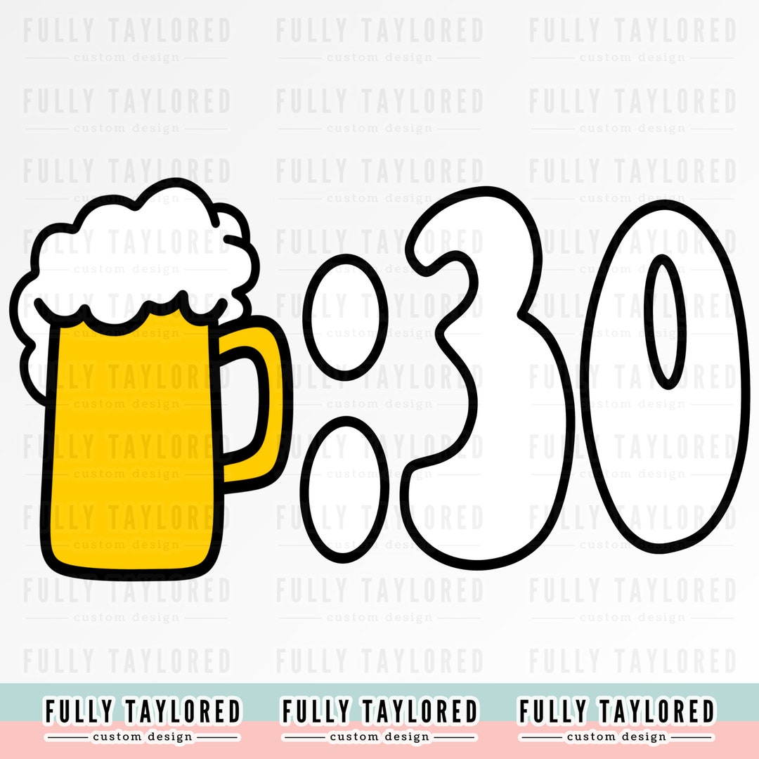 Beer Thirty PNG for Sublimation or Print (digital Download) | Hand ...