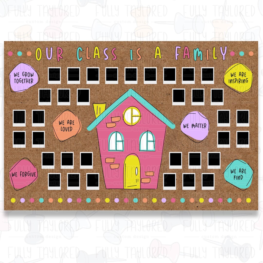 Custom Painted Banner | Our Class Family | Back to School ...