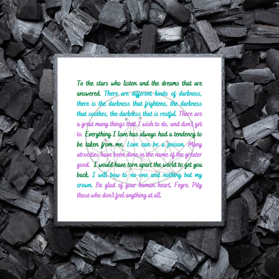 Rhys Quotes Print A Court of Thorns and Roses Rhysand Book Quote Movie ...