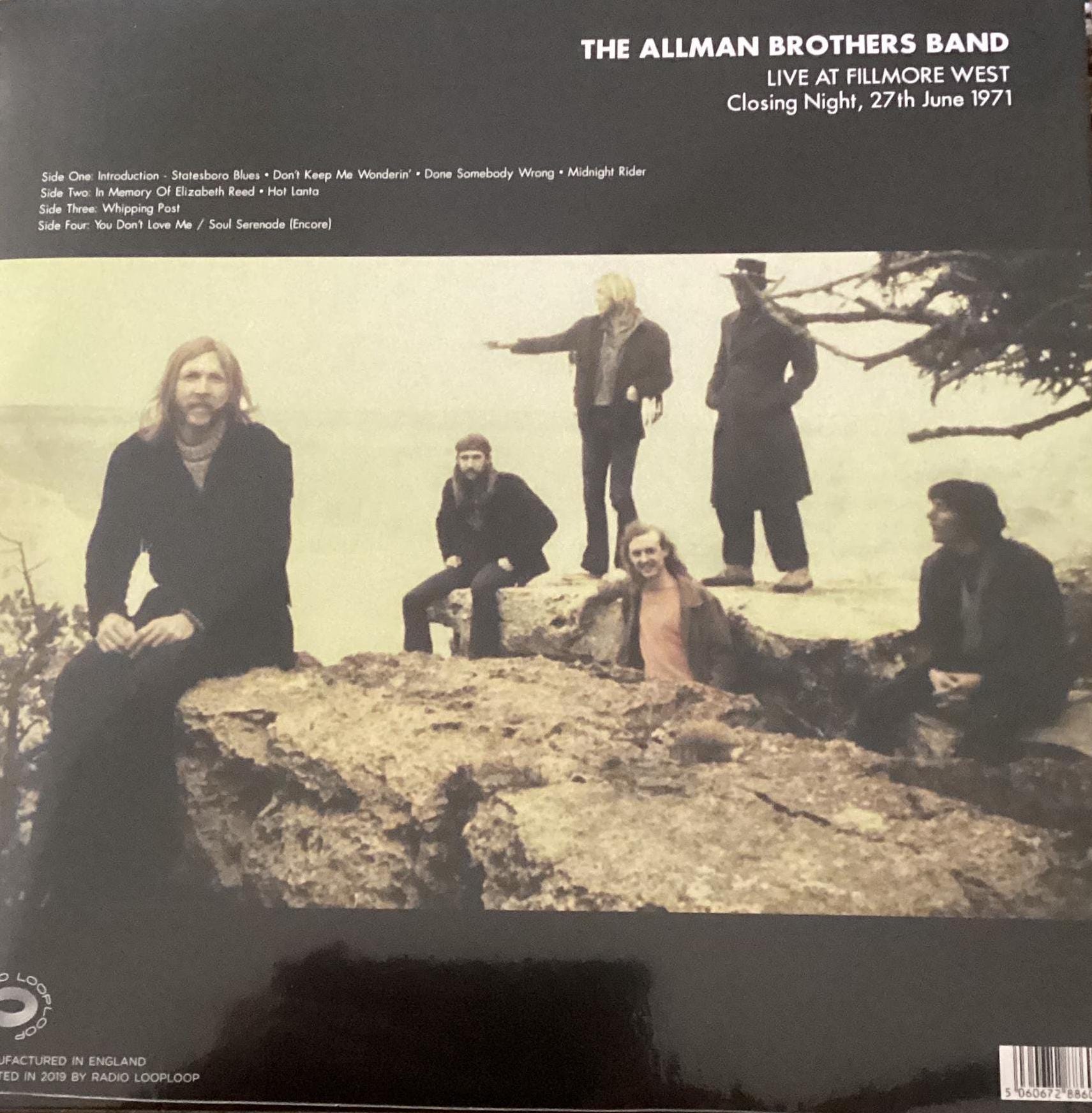 The Allman Brothers Live at the Fillmore West - Etsy